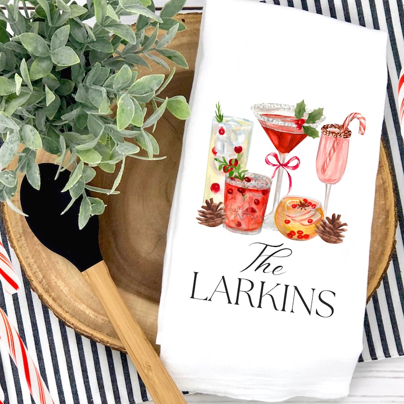 Holiday Tea Towels - Etsy