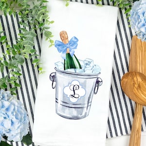 Ice Bucket With Tea Towel - Etsy