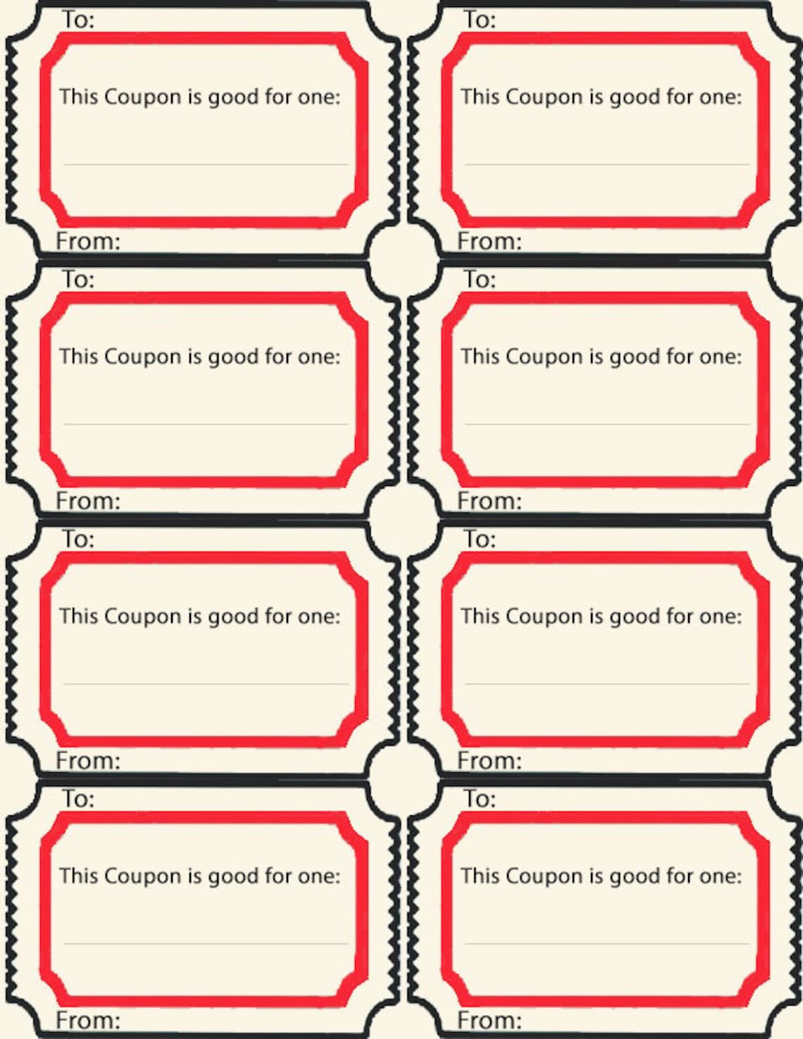 Coupon Good for One - Etsy
