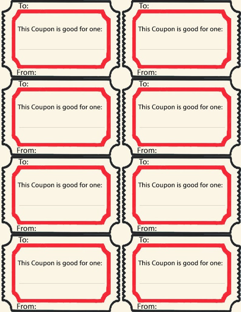 Coupon Good for One - Etsy