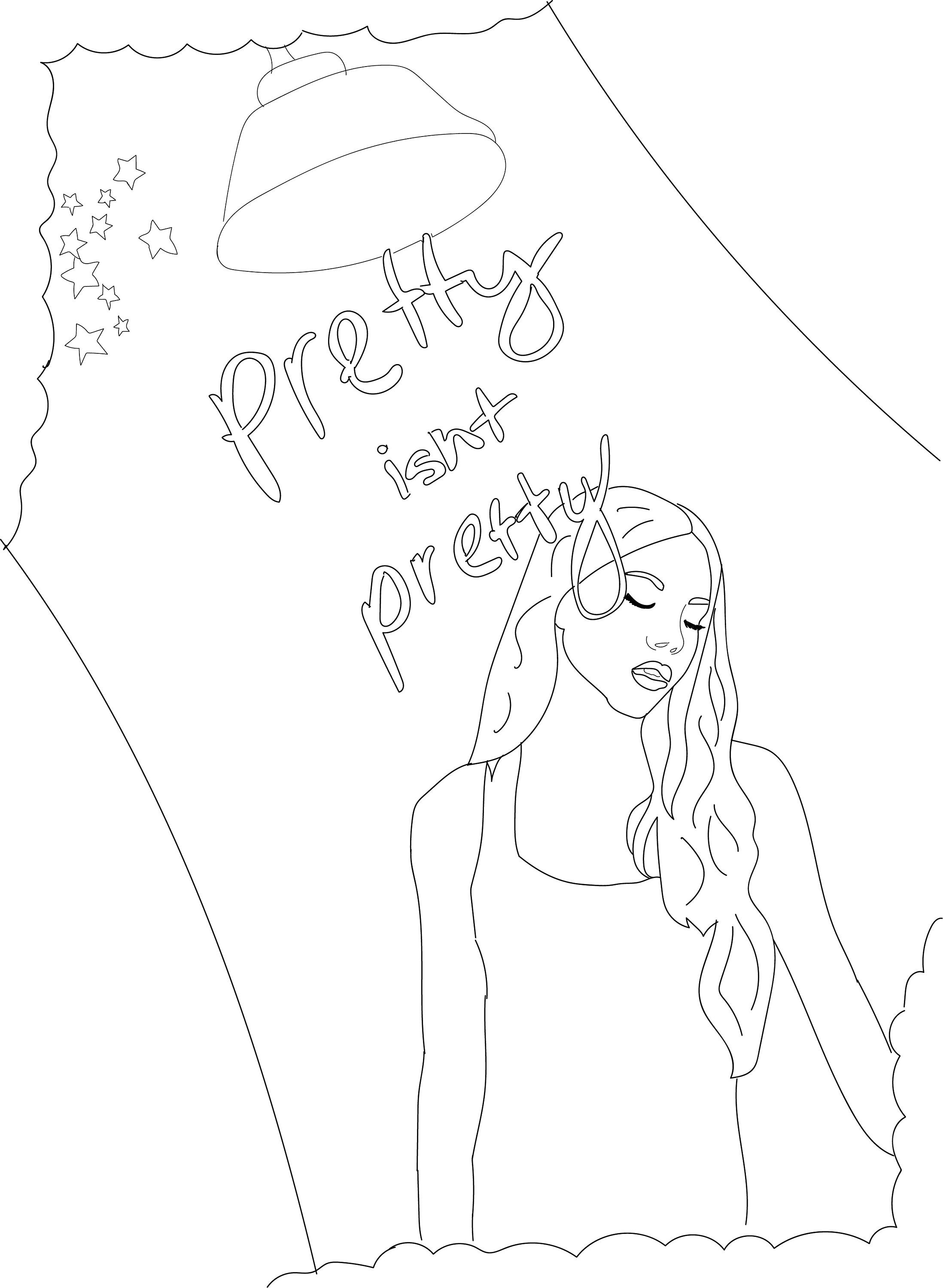 Olivia Rodrigo GUTS Unofficial Coloring Book - Etsy UK