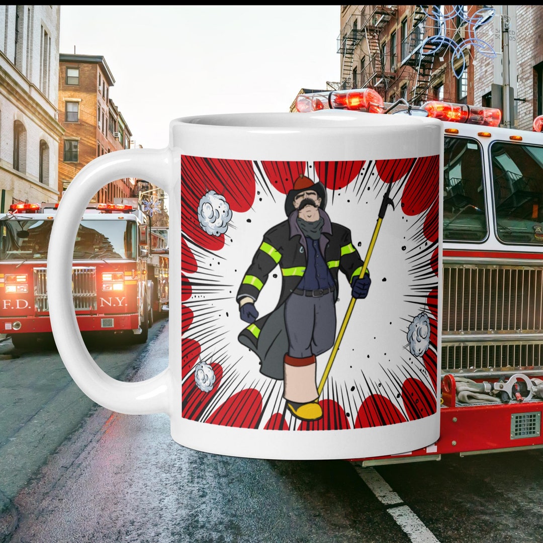 Ladder Co. Firefighter Mug - Firefighter Coffee Mug, Firefighter Cup - Etsy