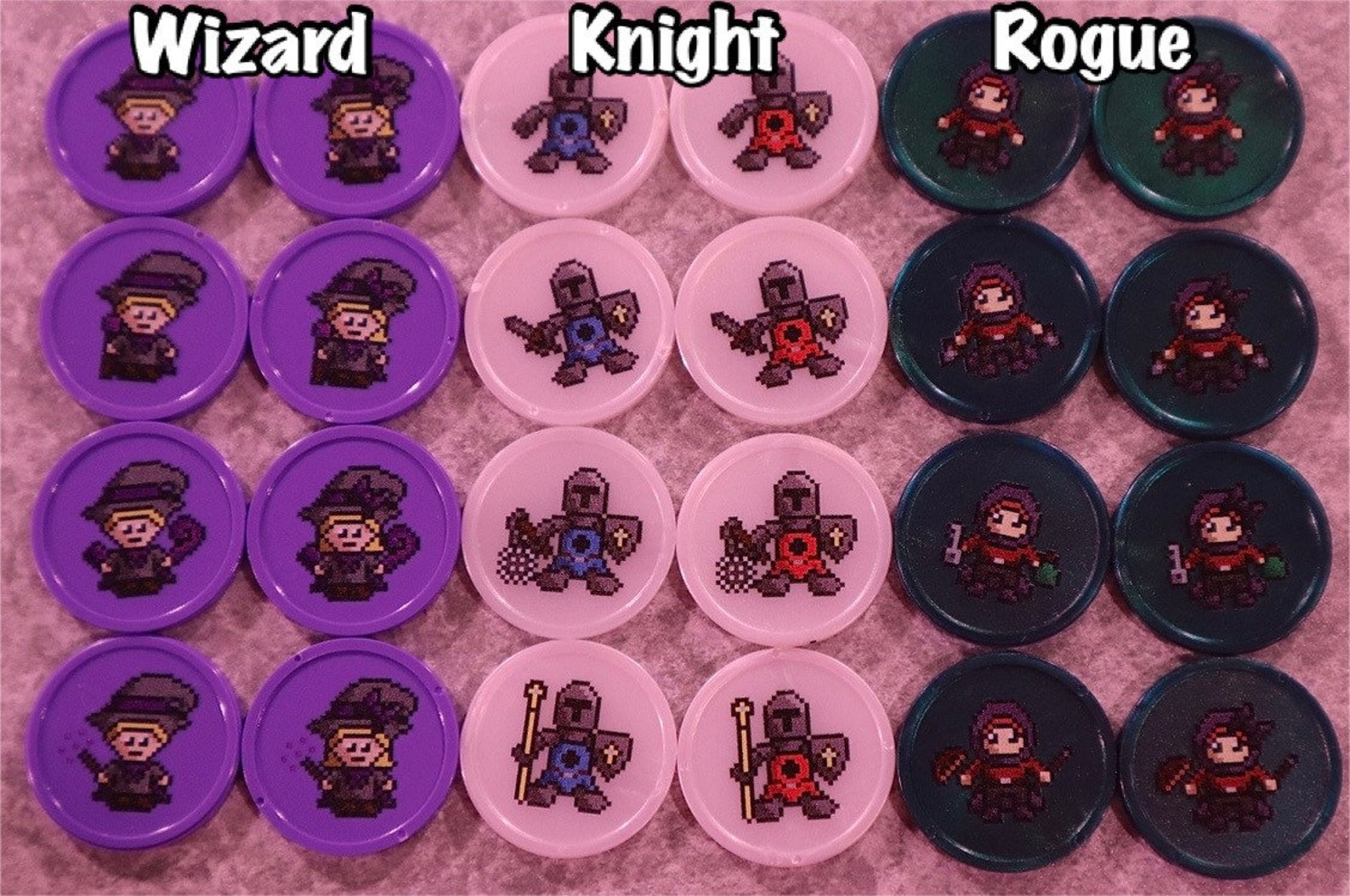 Role Play Pixel Art Tokens - 20 Token Set - Etsy