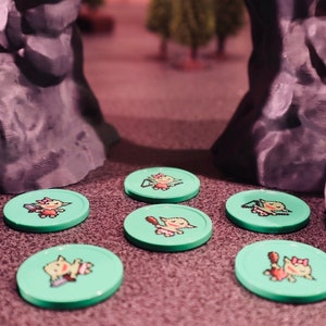 Role Play Pixel Art Tokens - 20 Token Set - Etsy
