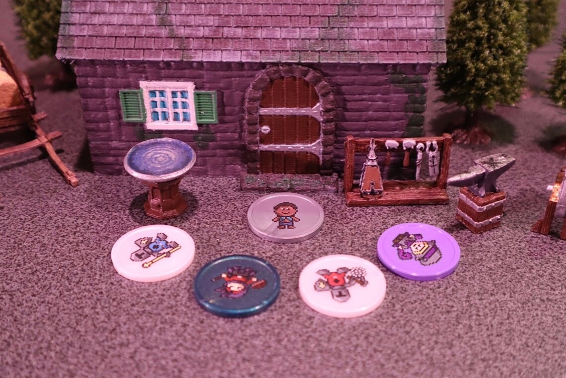 Role Play Pixel Art Tokens - 20 Token Set - Etsy