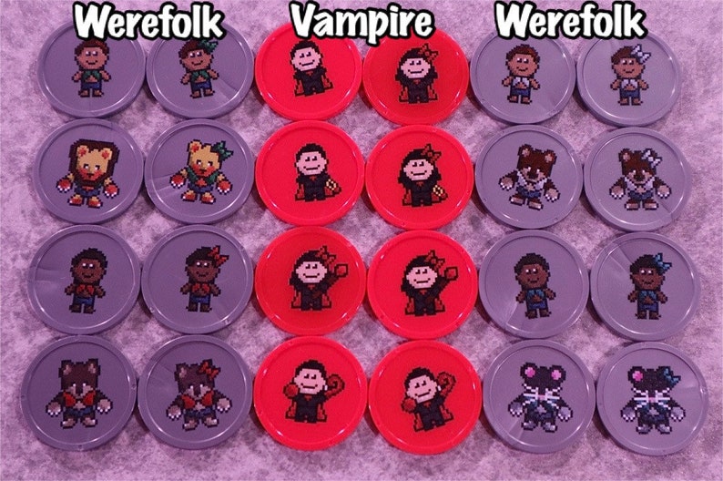 Role Play Pixel Art Tokens 20 Token Set - Etsy