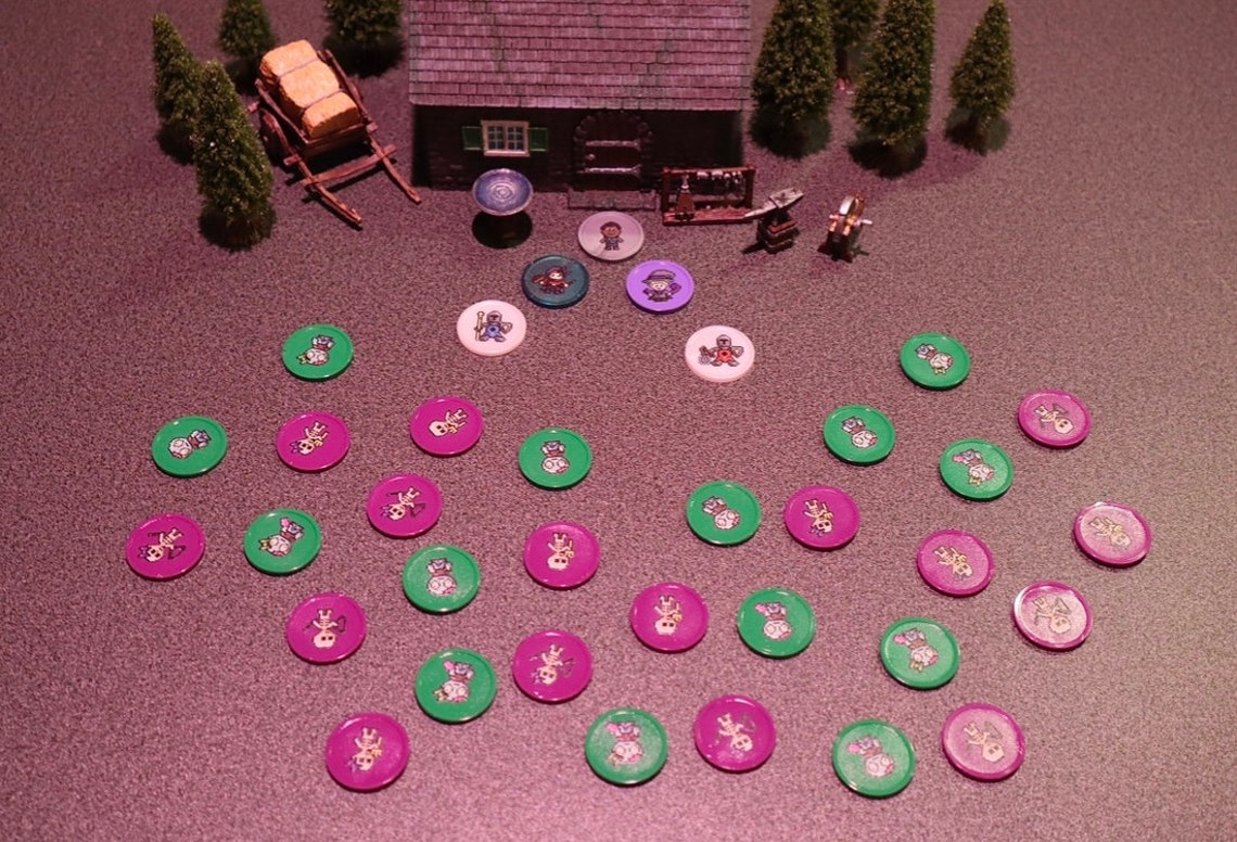 Role Play Pixel Art Tokens - 20 Token Set - Etsy