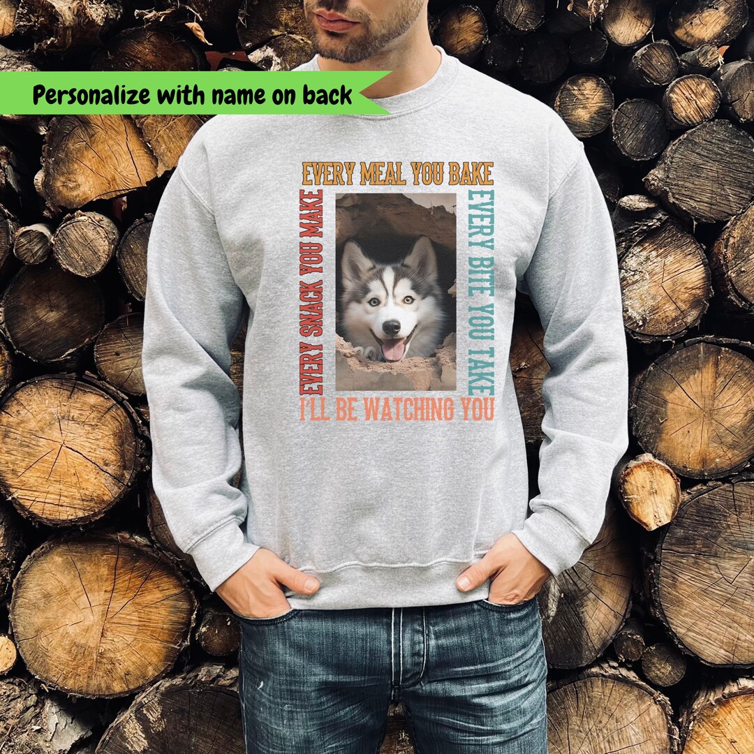 Personalized Siberian Husky Sweatshirt for Husky Mama, Funny Husky Gift ...