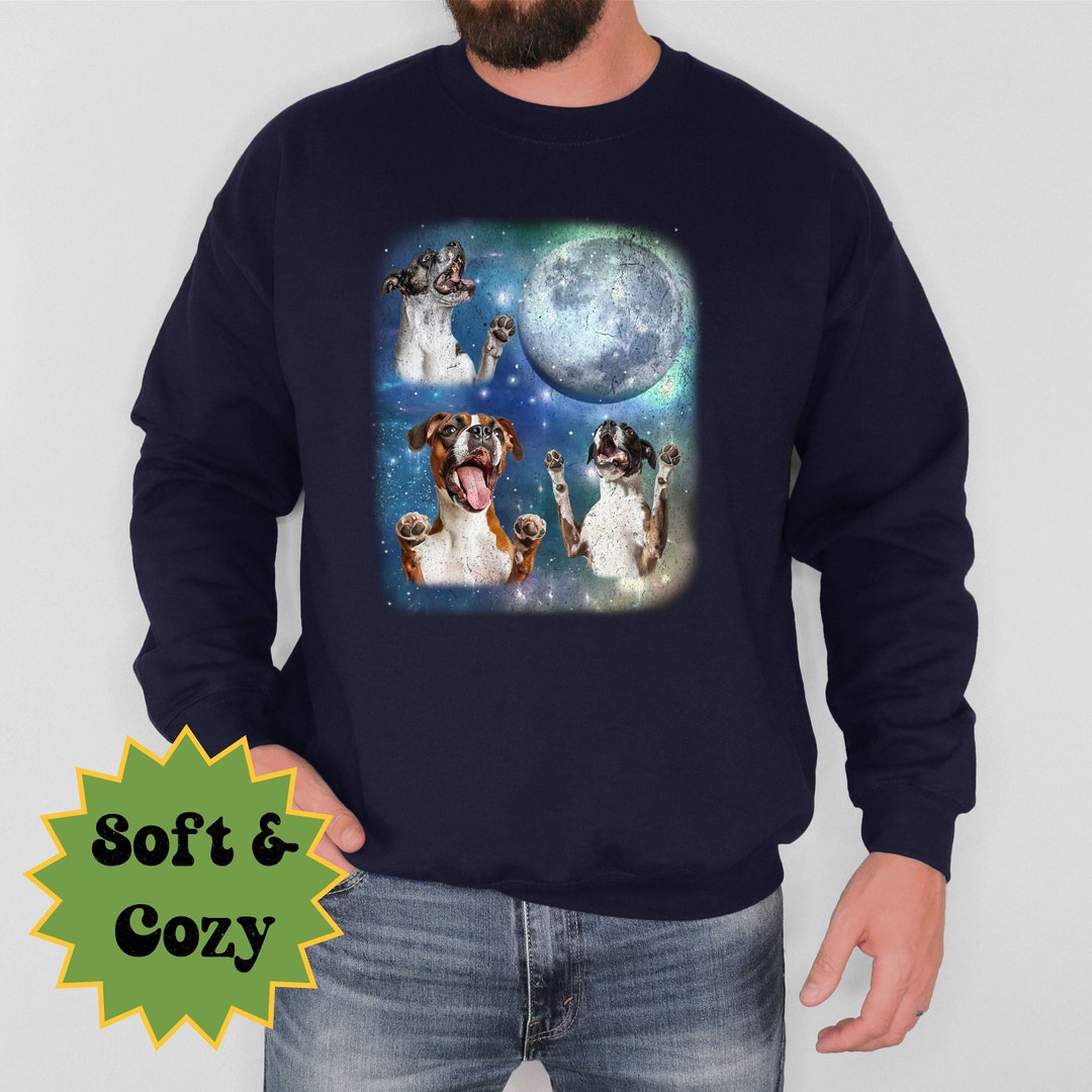 Funny Weirdcore Sweatshirt, Cursed Boxer Shirt, Unisex Crewneck ...