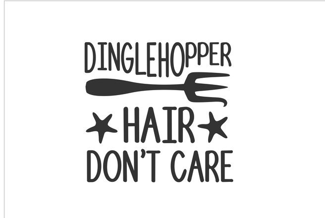 Dinglehopper Hair SVG and PNG Set - Etsy