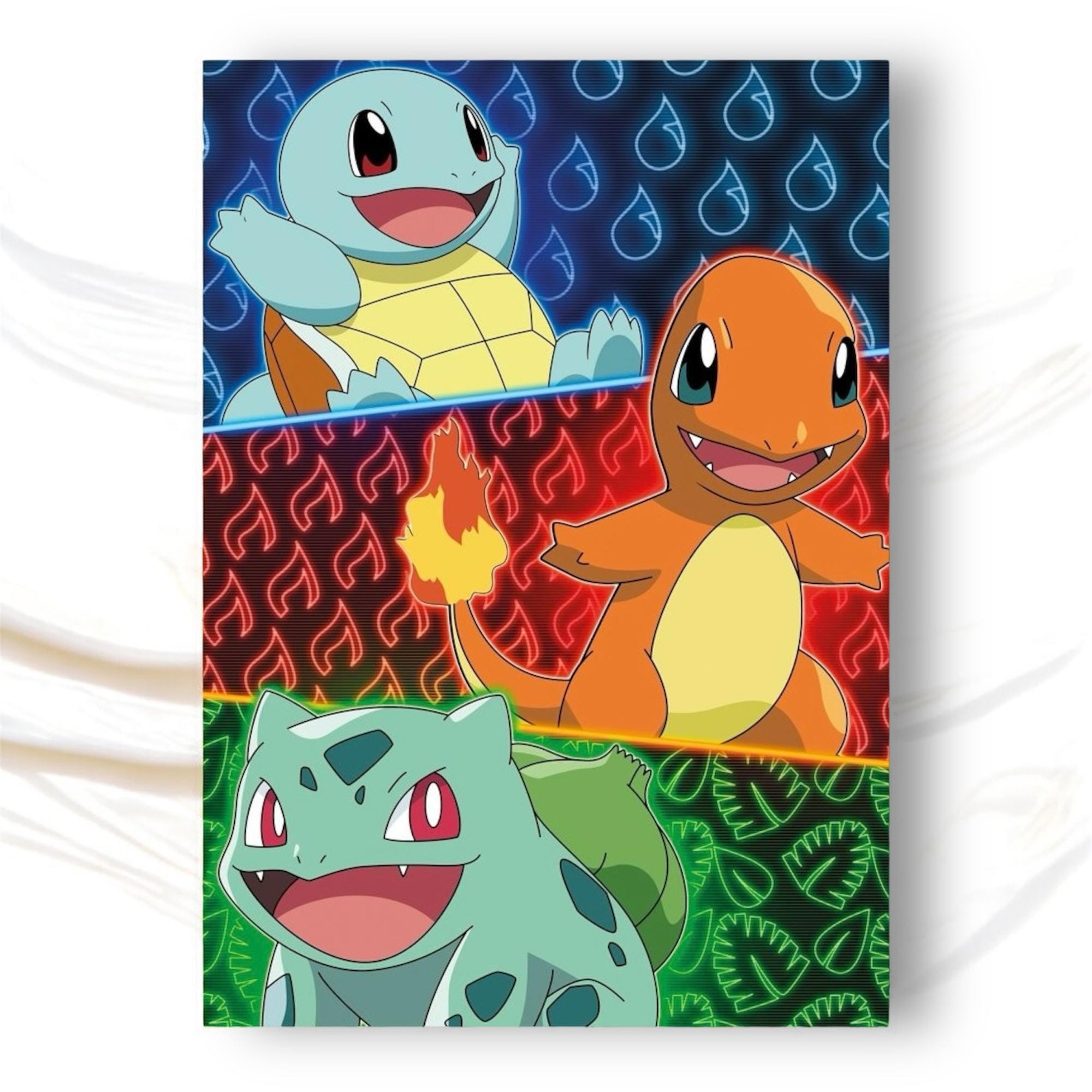 Pokemon-inspired A4 Poster Print: Glossy Gaming Wall Art - Etsy