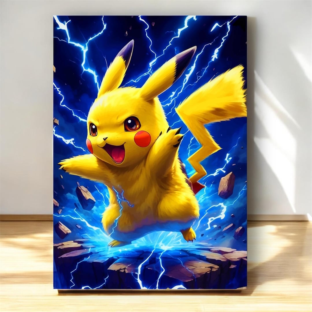 Pokemon-inspired A4 Poster Print: Glossy Gaming Wall Art - Etsy