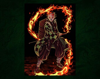 Tanjiro Print - Etsy