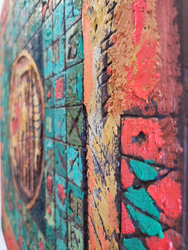 Dr. Eyad Al-masri Original Painting - Hand-carved Art From Jordan, 60 ...