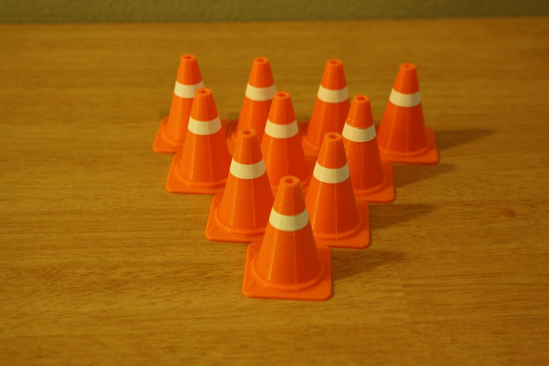 Desktop Cone Collection - 10 3D Printed Safety Cones! - Etsy