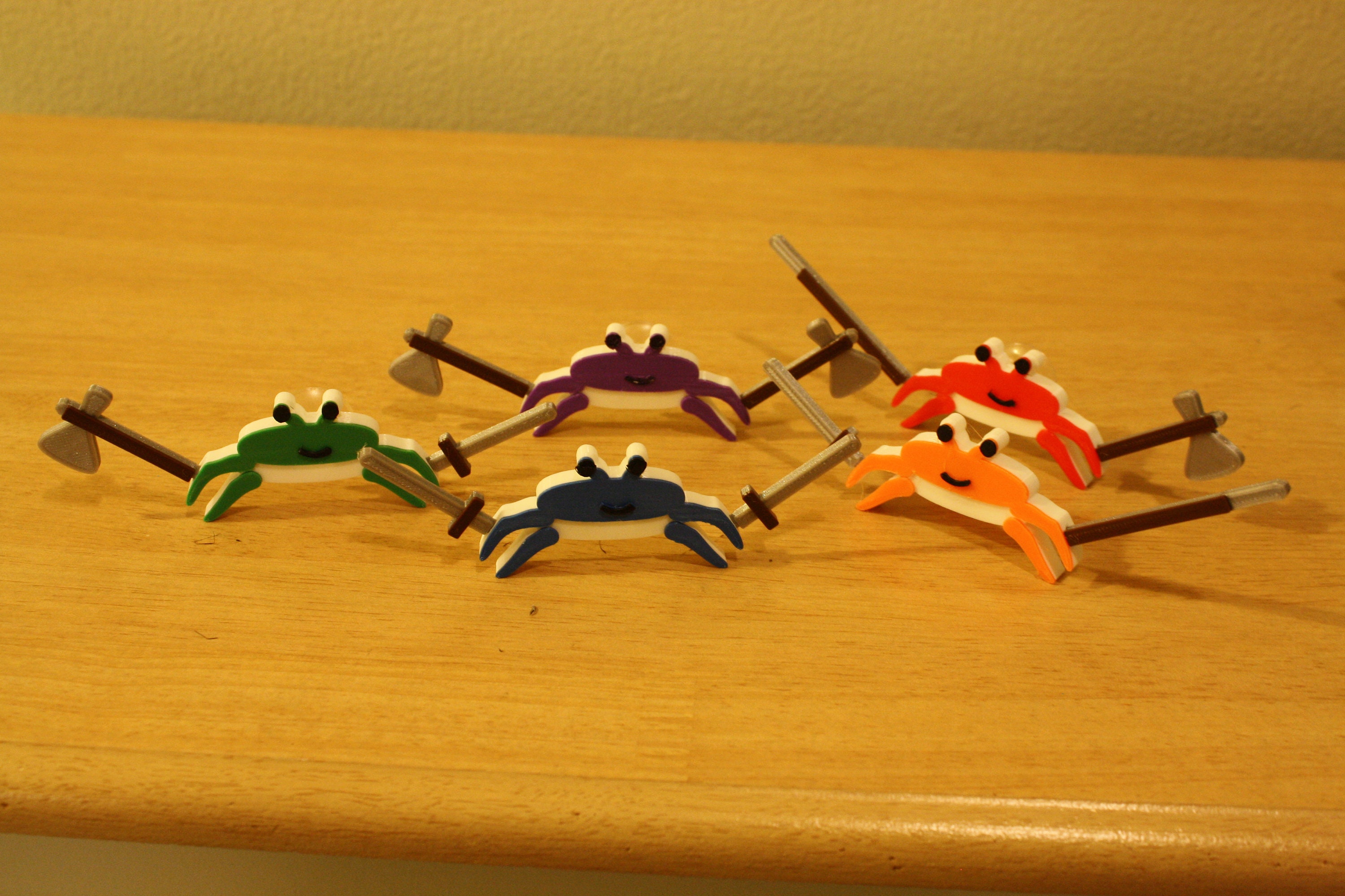 Battle Crabs Colorful Crustaceans for Planters, Aquariums, Windows and ...