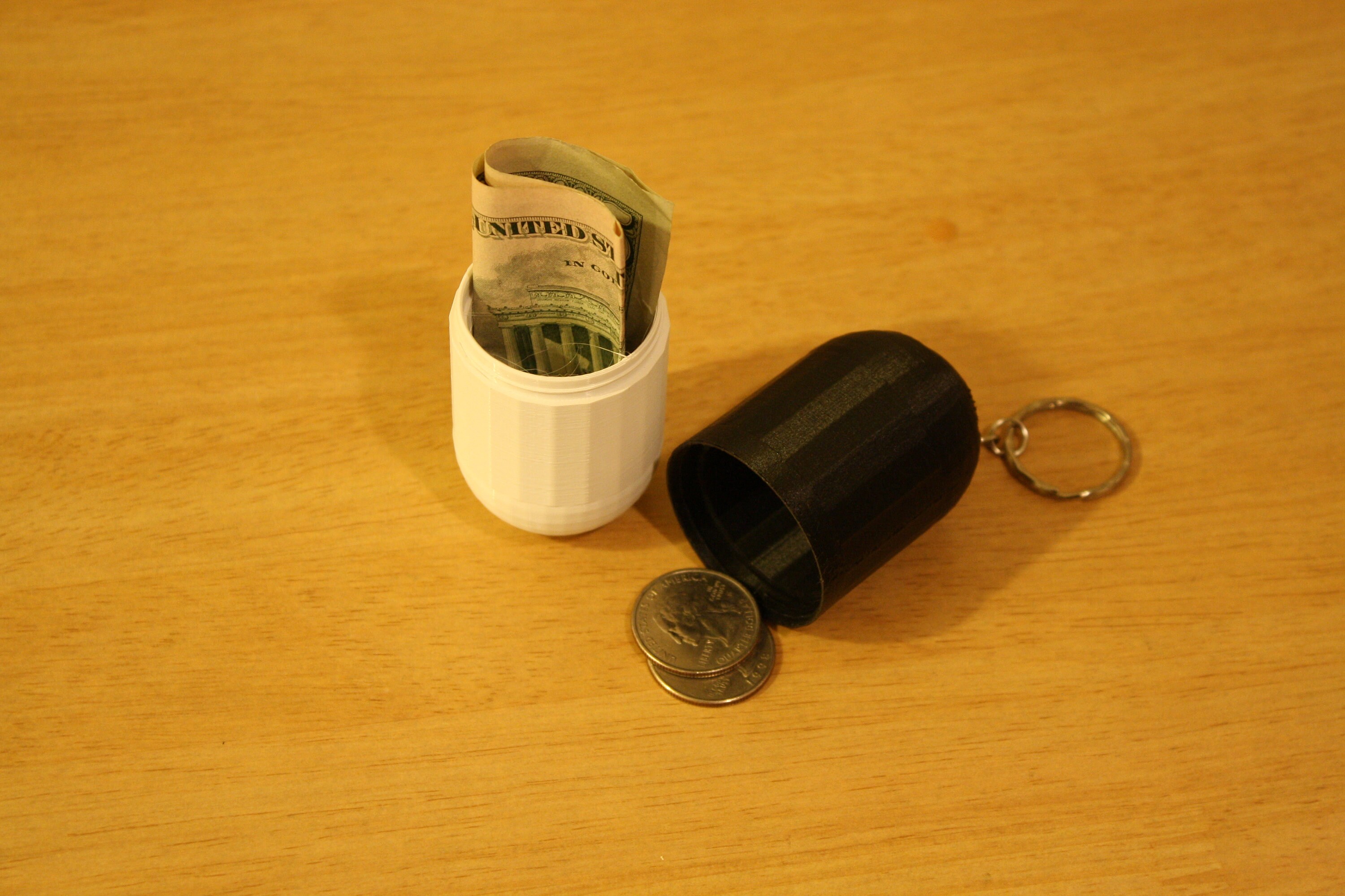 Small Pill / Capsule - Storage and Cosplay Keychain - Small Sized ...