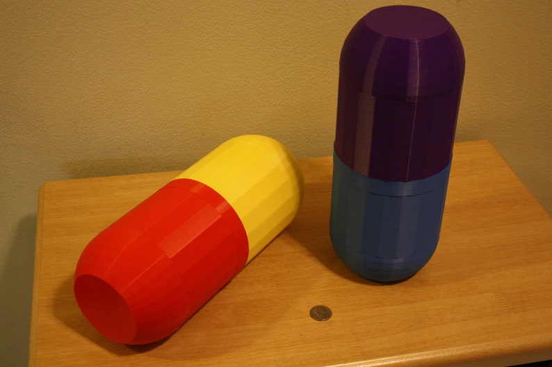 Extra Large Pill / Capsule - Storage and Cosplay - Multiple Colors ...