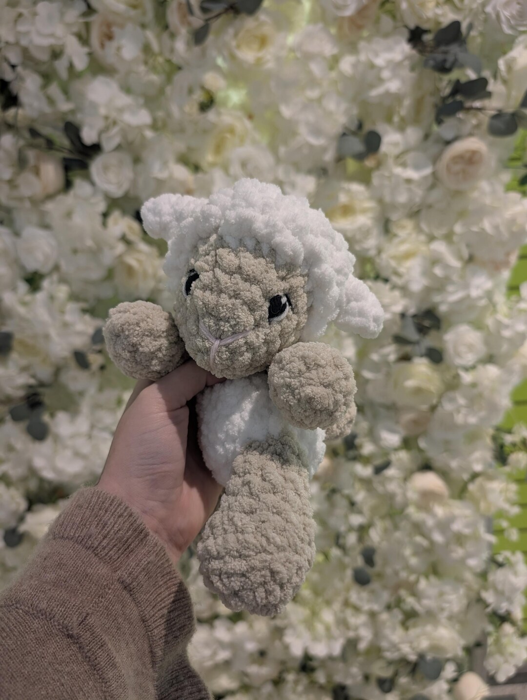 Luna the Lamb Crochet Stuffed Animal. Baby Safe. - Etsy
