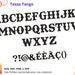 Texas Tango Alphabet Svg, Dsf, Eps, Png Digital File - Etsy