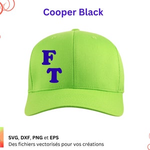 Alphabet Cooper Black Svg, Dxf, Eps, Png Digital File - Etsy