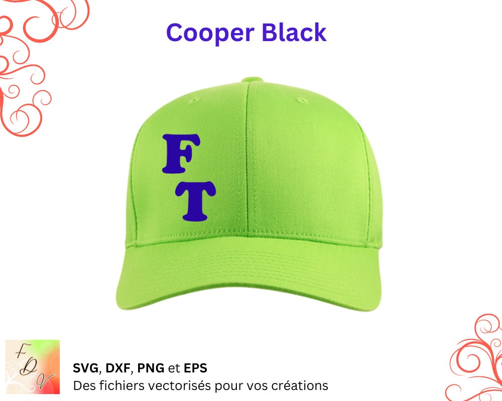 Alphabet Cooper Black Svg, Dxf, Eps, Png Digital File - Etsy