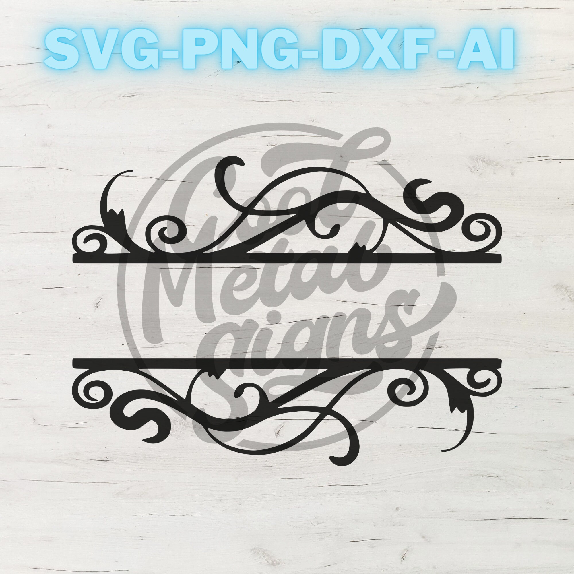 Scroll Split Svg Scroll Split png Scroll Svg Scroll Split - Etsy France