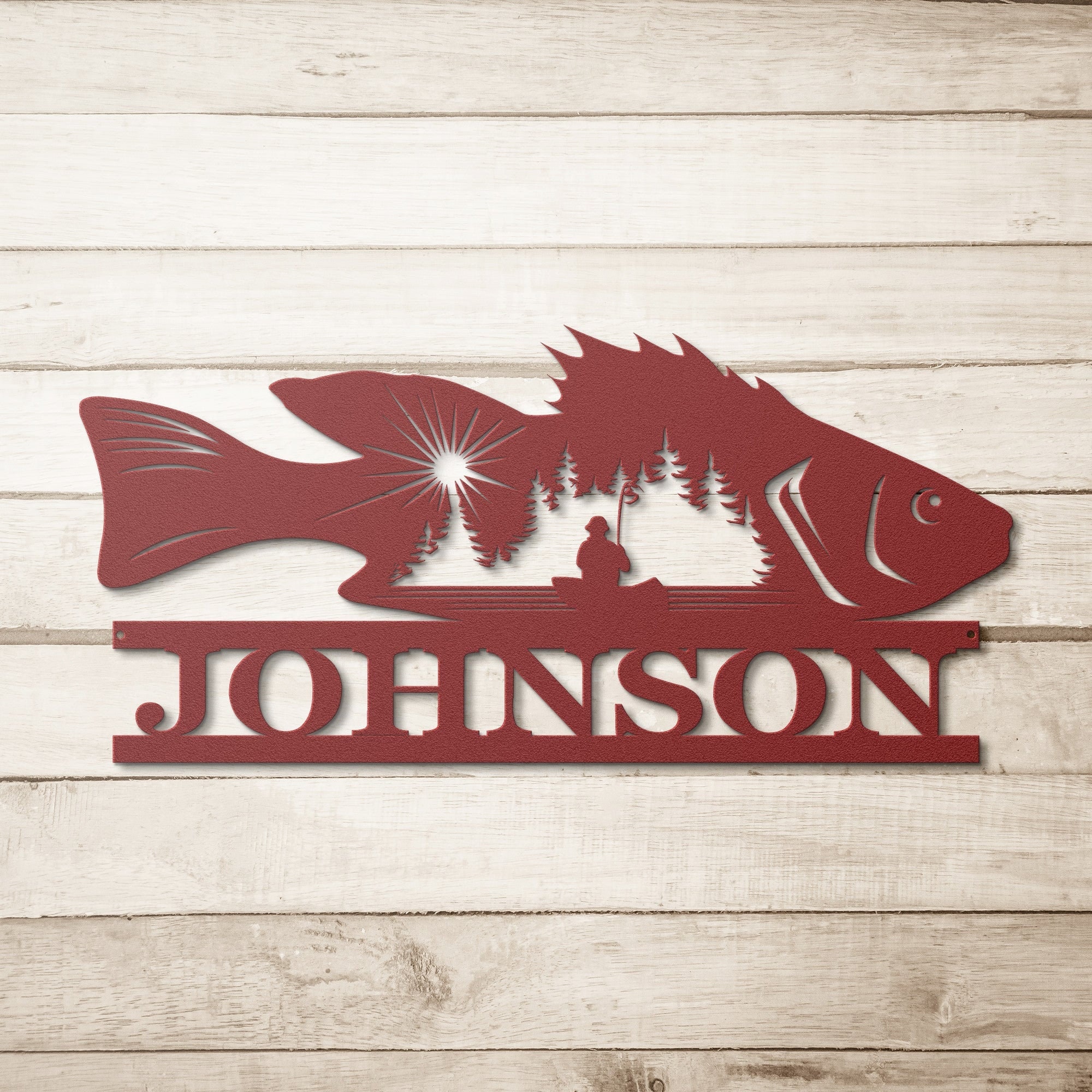Personalized Bass Fishing Sign Fishing Gift for Men Custom - Etsy