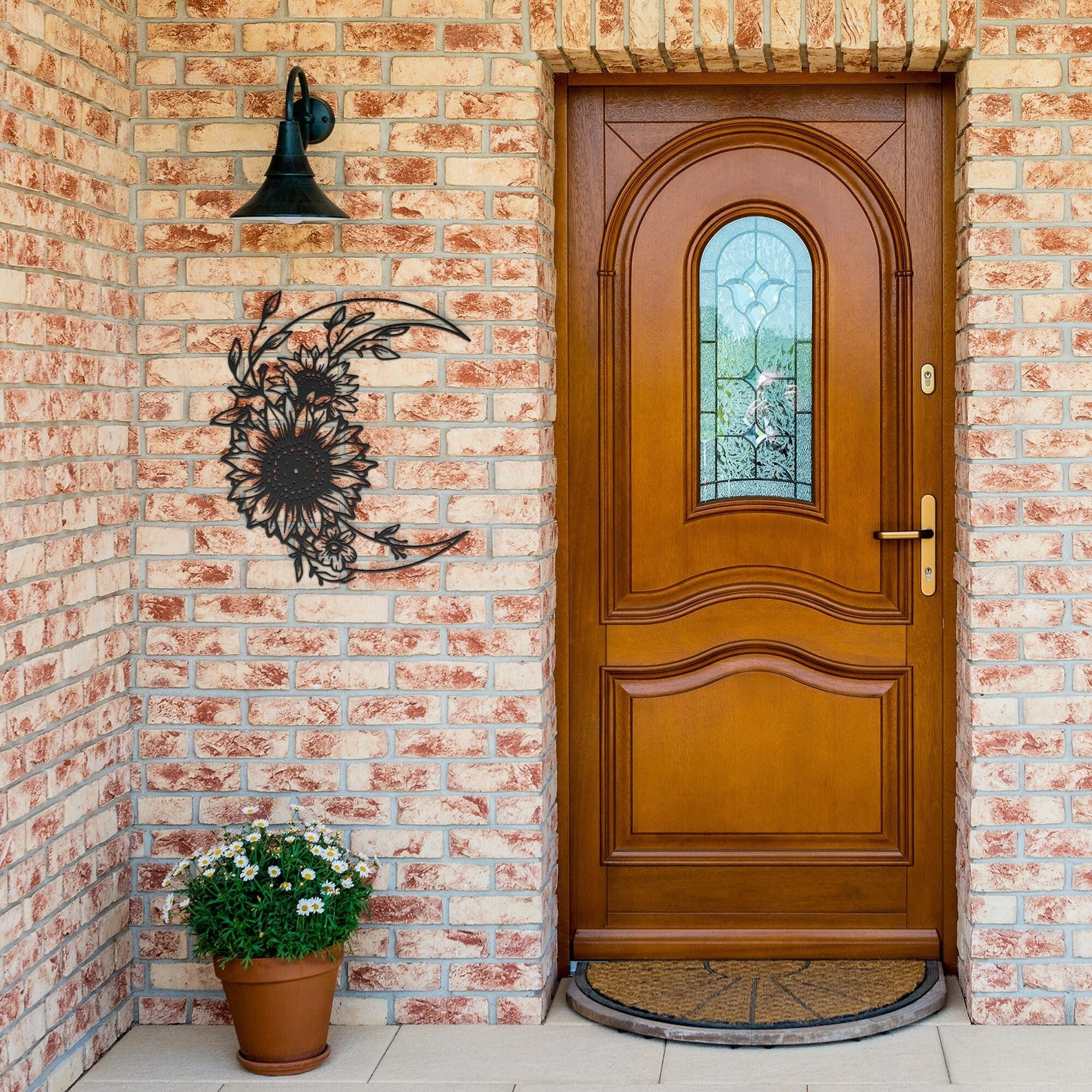 Daisy Moon Metal Sign, Metal Wall Art, Daisy Moon Metal Wall Decor ...