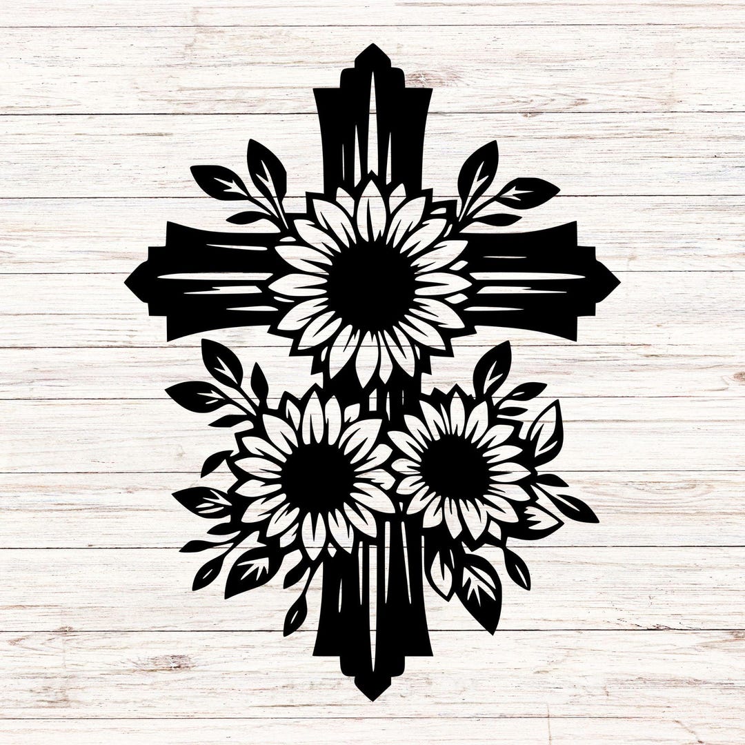 Floral Cross Sign, Metal Cross Wall Art, Faith Wall Decor, Flowers ...