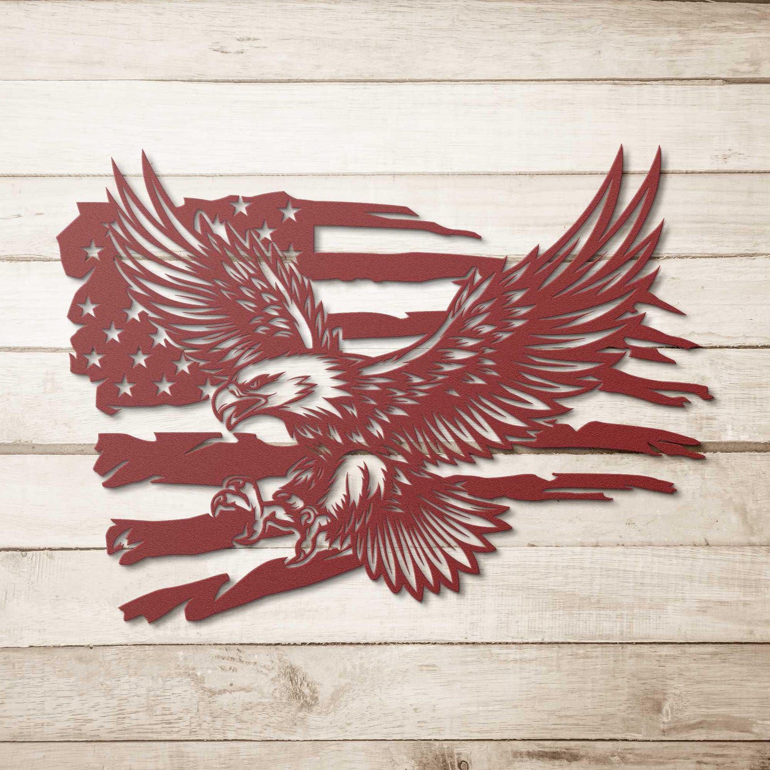 USA Eagle Metal Sign - Etsy