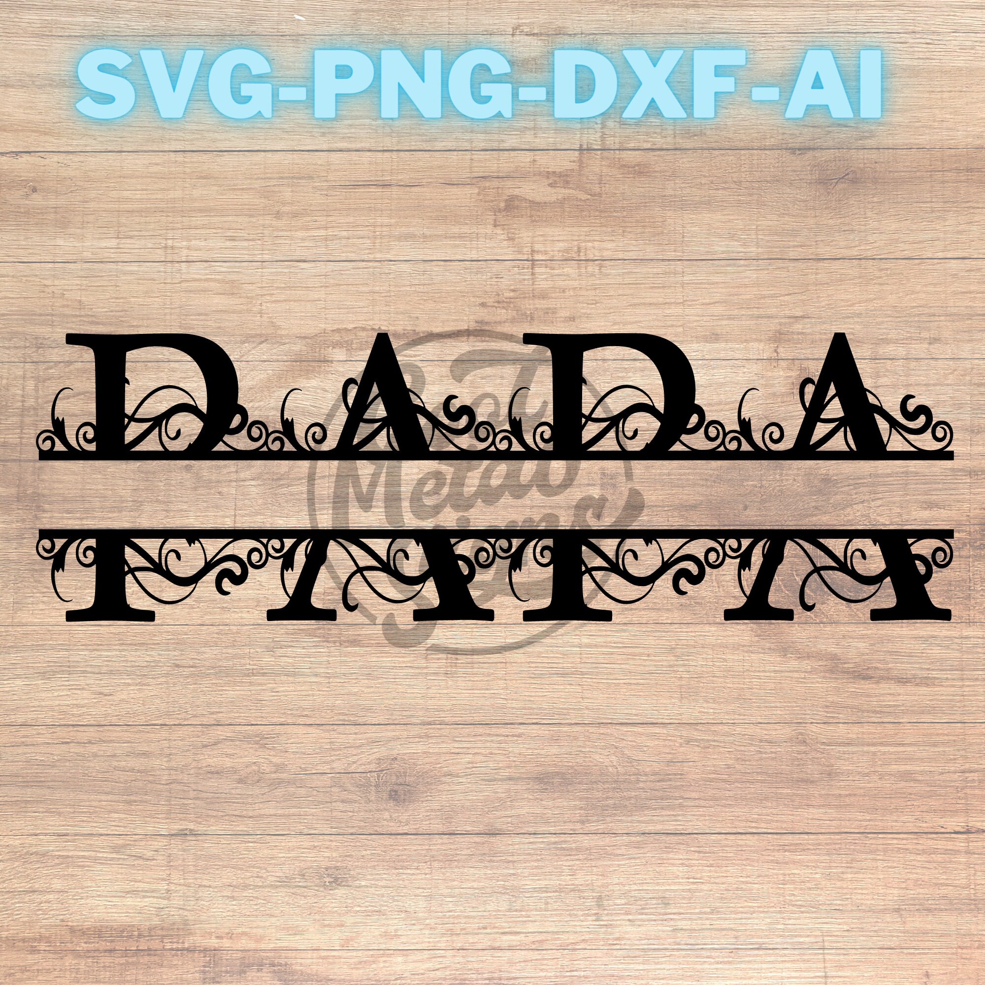 Papa Swirl Svg Papa Split Svg Papa Svg Papa Monogram Svg - Etsy Israel