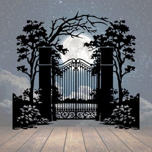 Garden Gate Metal Sign - Etsy