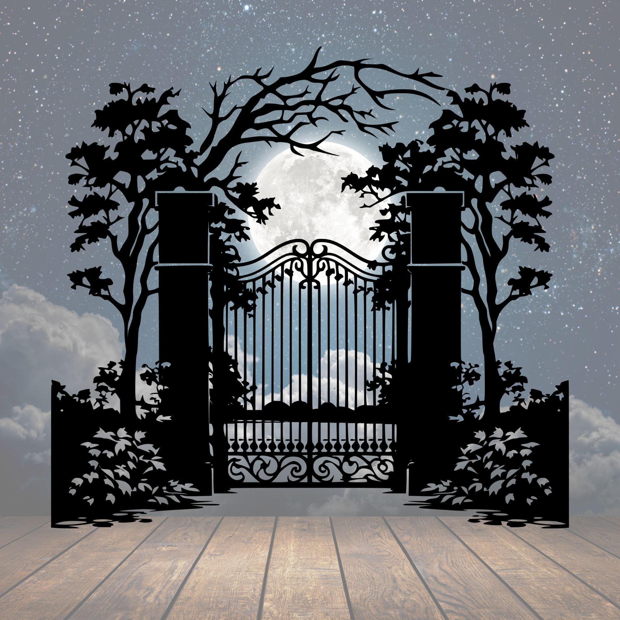 Garden Gate Metal Sign - Etsy