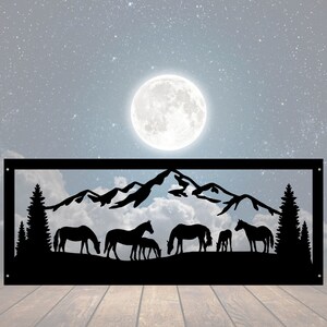 Personalized Horse Scene Fire Pit Ring, Custom Horse Fire Pit Ring ...