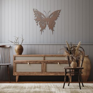 Abstract Butterfly Metal Sign - Etsy
