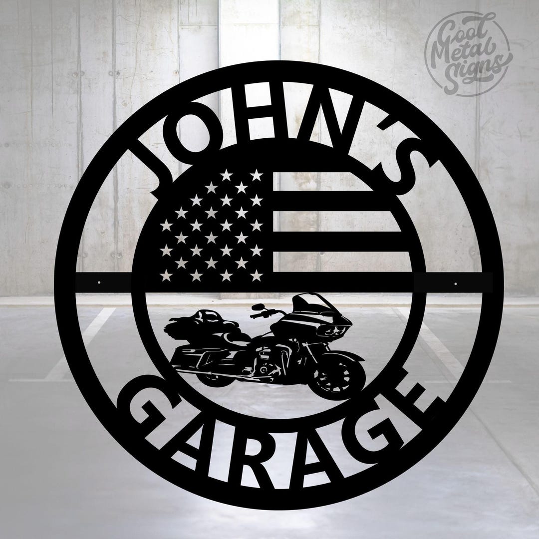 Personalized Road Glide Metal Sign: Custom Motorcycle Garage Art - Etsy