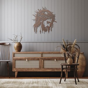 Jesus Metal Wall Art, Jesus Metal Sign Metal Wall Decor, Christian ...