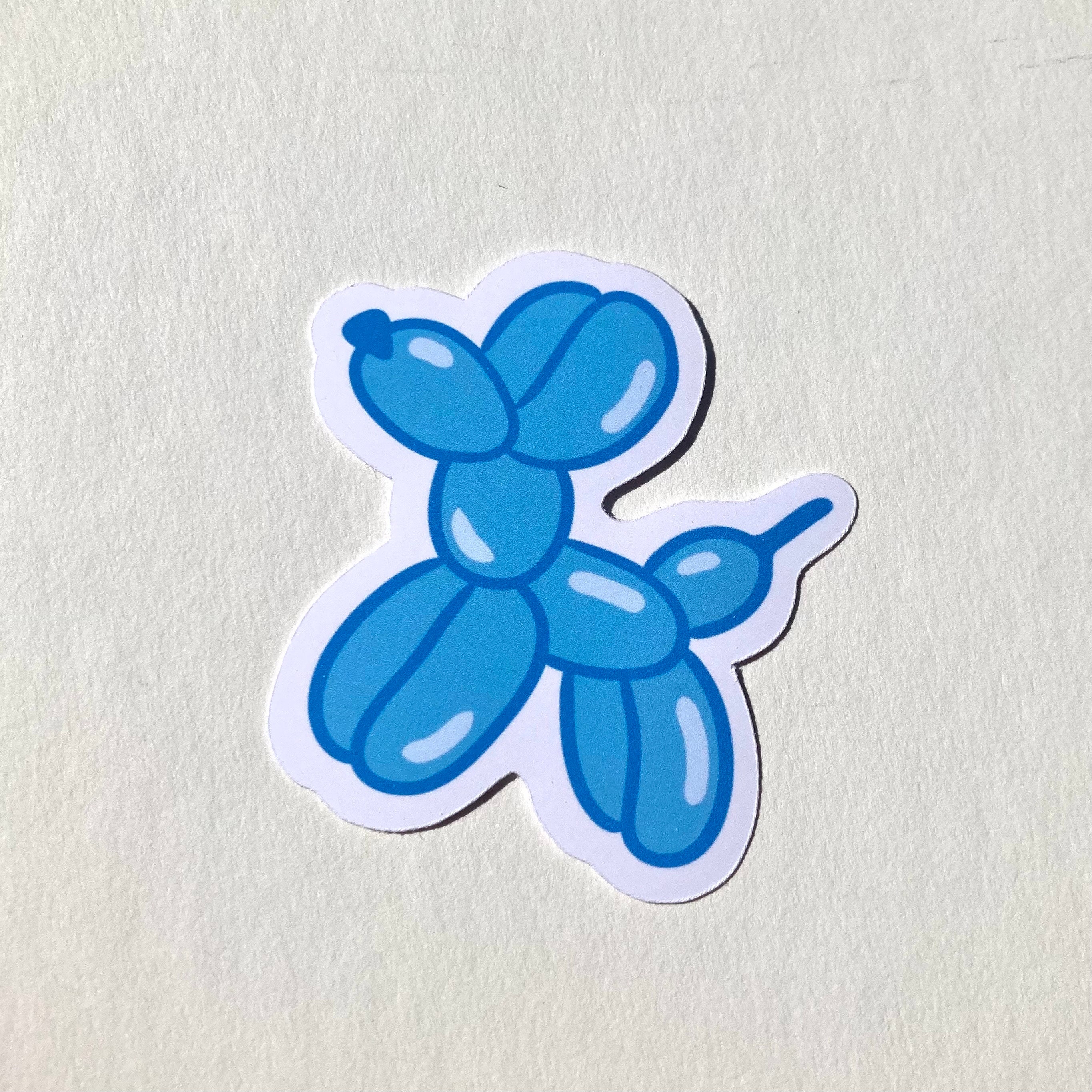 Balloon Dog Sticker // Cute Stickers, Scrapbooking, Journaling, Vinyl ...