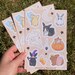 Halloween Bunny Stickers // Cute Stickers, Animal Stickers, Planner ...