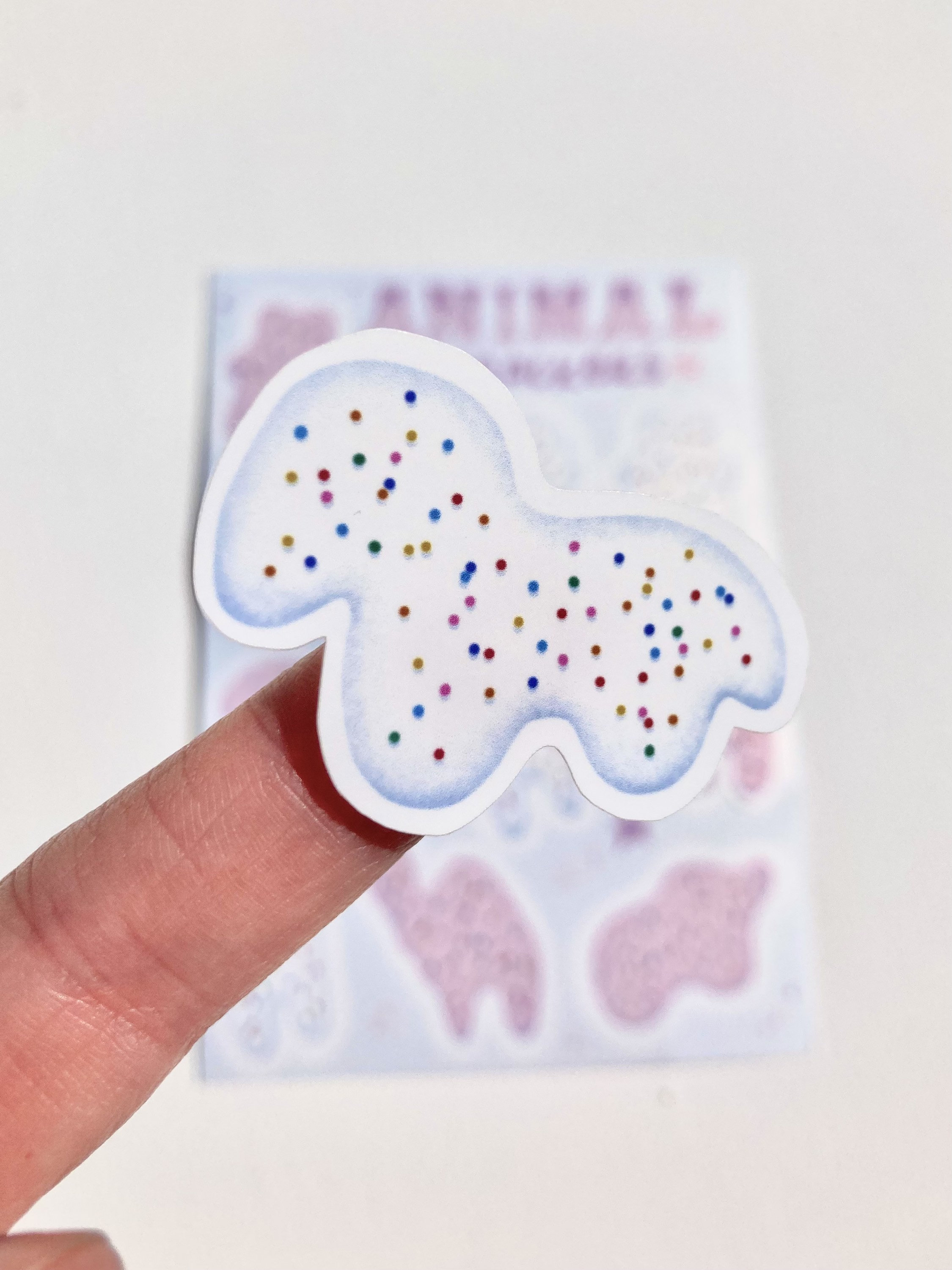 Animal Crackers Sticker Sheet // Cute Stickers, Scrapbooking ...