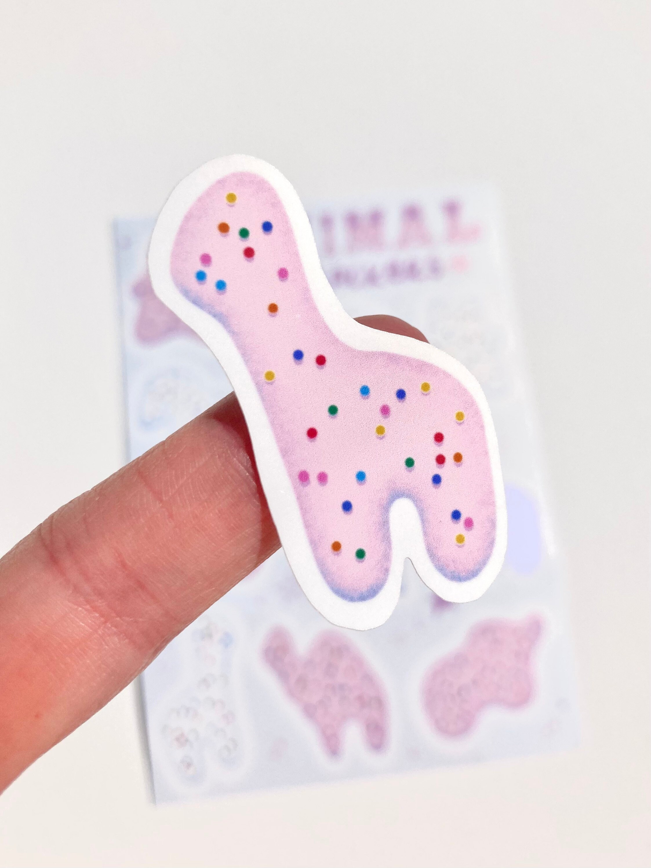 Animal Crackers Sticker Sheet // Cute Stickers, Scrapbooking ...