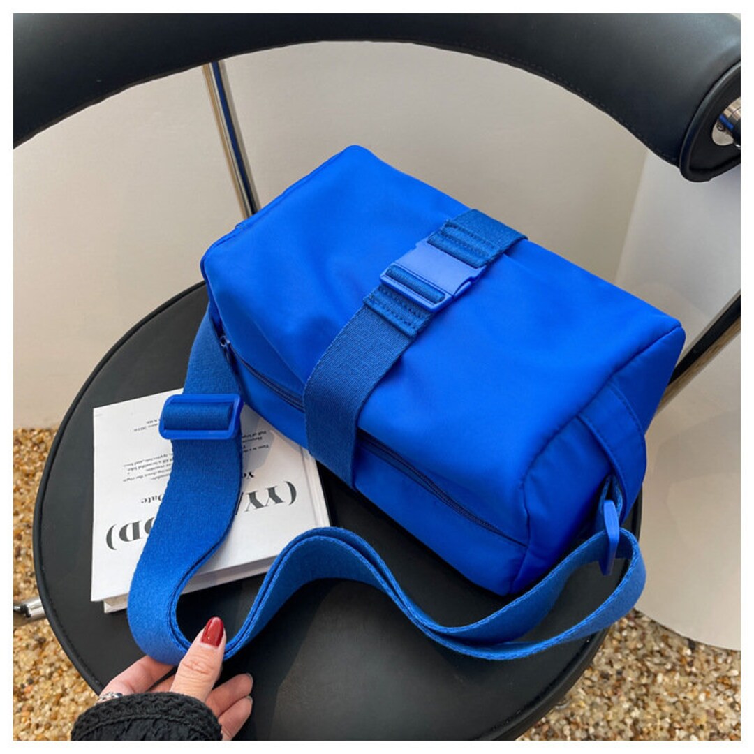 Horizontal Square Bag Cuboid Bag Nylon Crossbody Bag Casual - Etsy