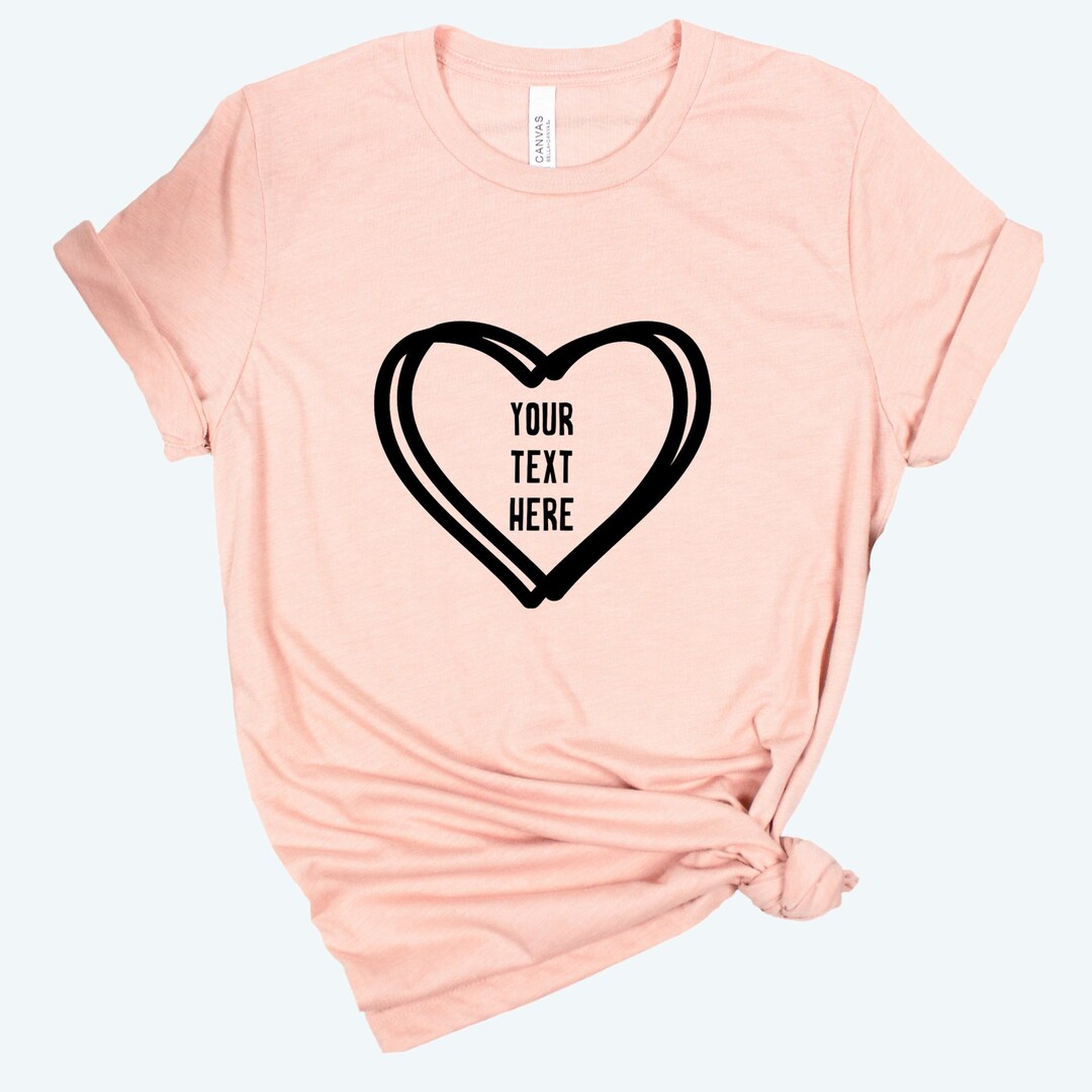 Custom Candy Heart Shirt Valentines Day Shirt Candy Heart Shirt