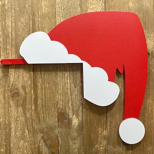 Holiday Santa Hat Décor Christmas Decor Christmas Santa Hat Decor ...