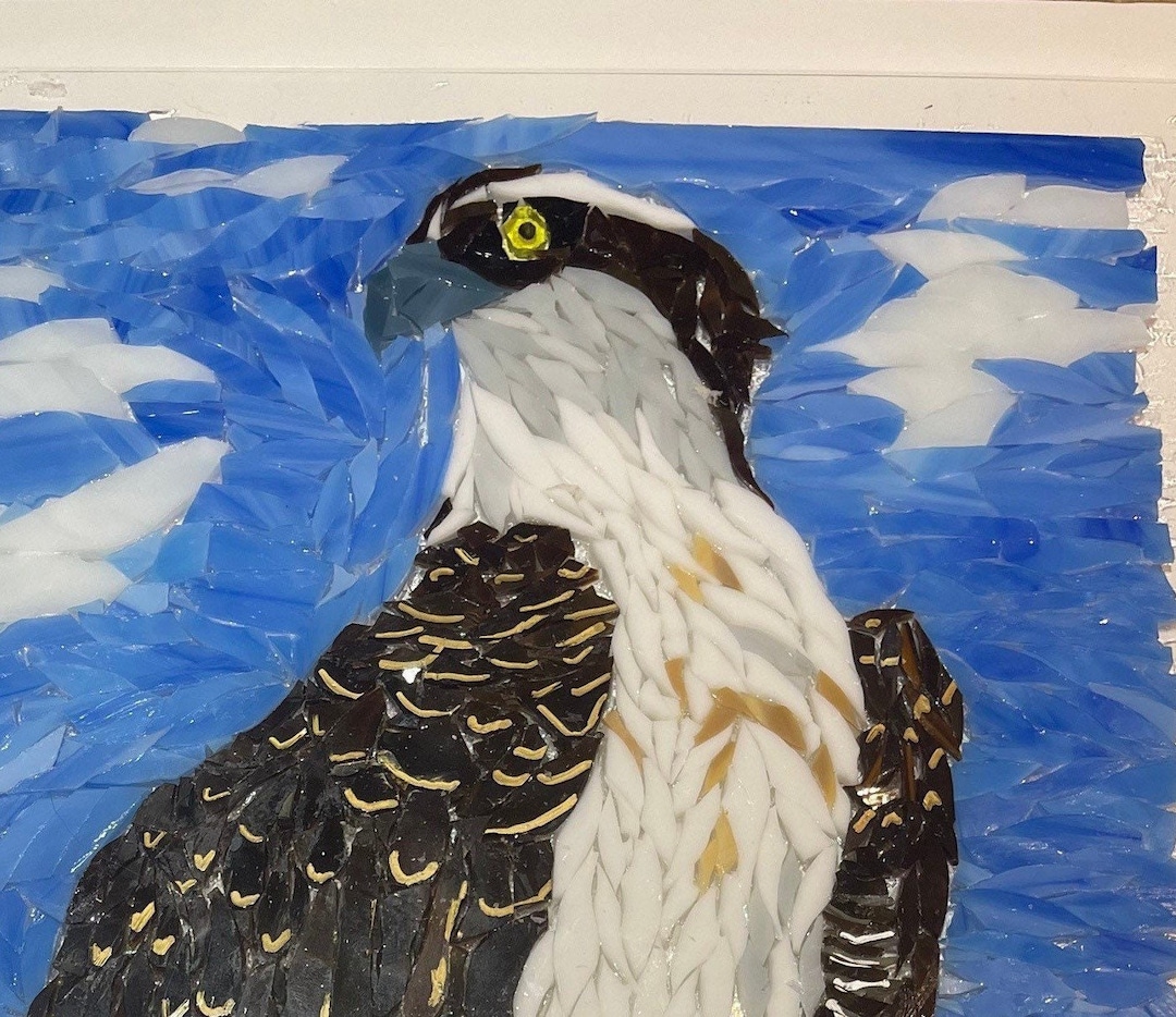 Osprey glass mosaic - Etsy Österreich
