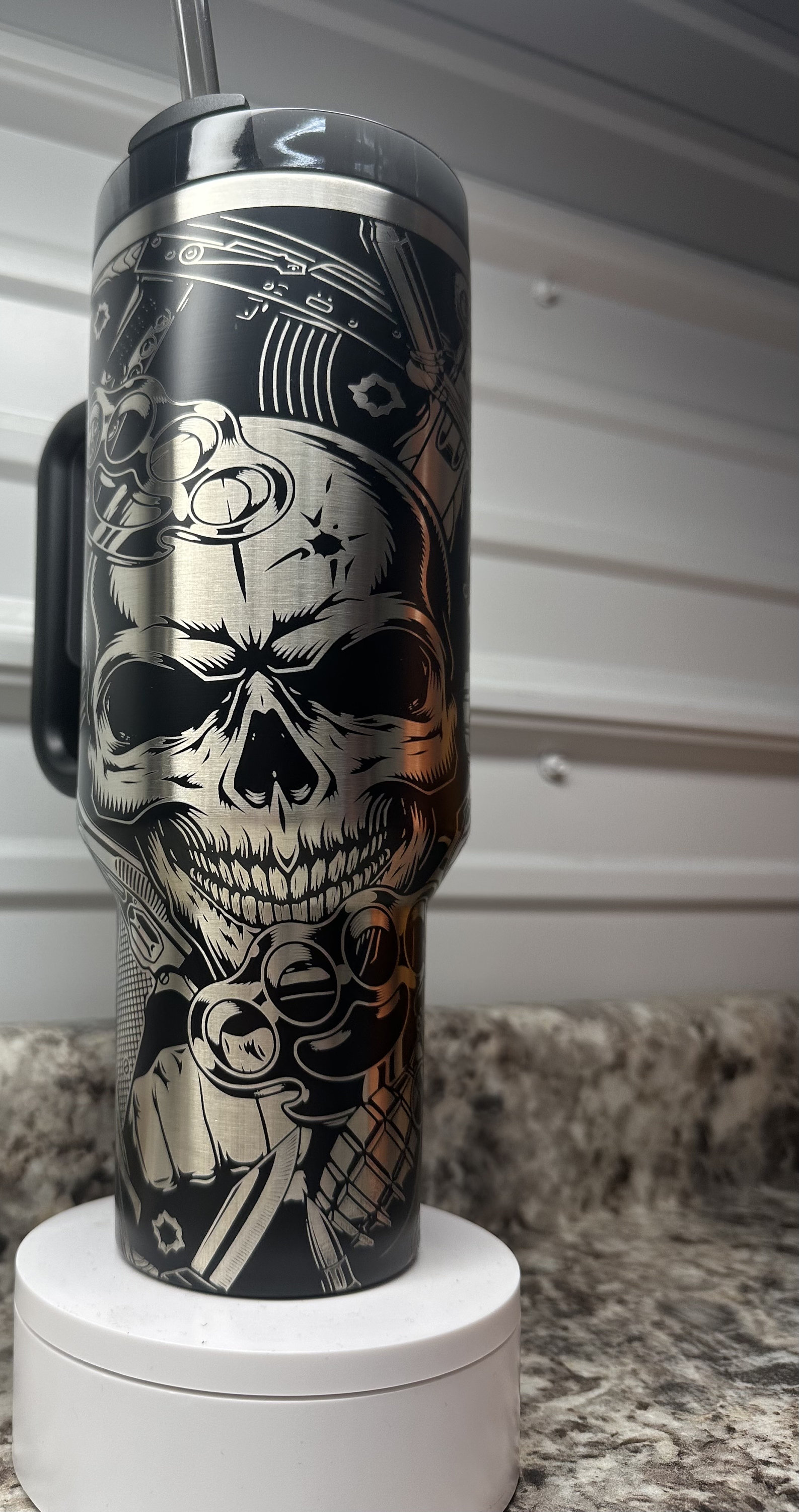 Laser Engraved Skulls, Guns, Artillery, Ammo Inspired Wrap - Etsy