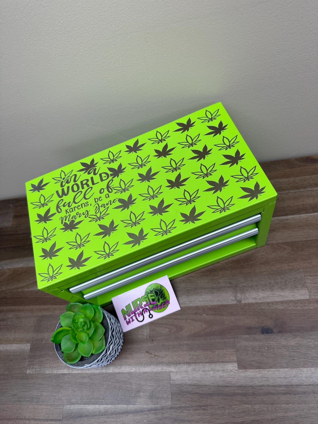 Custom Kobalt Mini Toolbox Stash Box: Laser Etched Design - Etsy