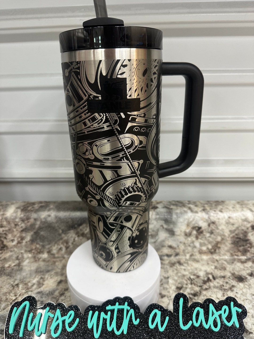 Mechanic Themed, Turbo, Gears and Motors, Automotive Tumbler - Etsy