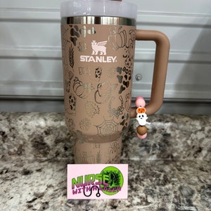 Western Spooky Ghosts 40oz Stanley Almond Rose, New Color! Halloween ...